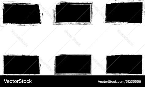 Horizontal Rectangle Shape Filled Bold Royalty Free Vector