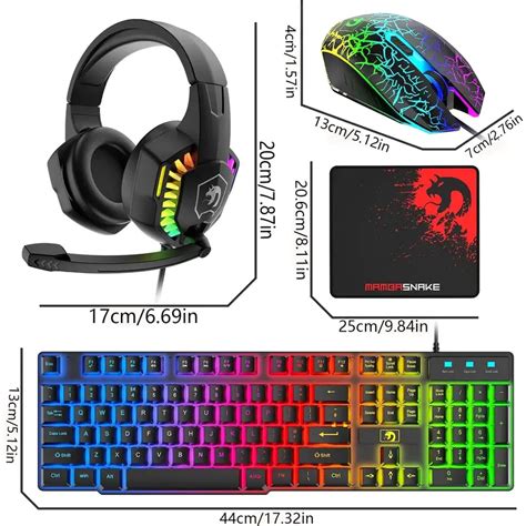 1 세트 T11 게임 키보드 및 마우스 및 헤드셋 및 마우스 패드 콤보 세트 기계식 키보드 Pc 게임 마 Temu