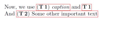 Cross Referencing Enumerate With Description And Label For Reference