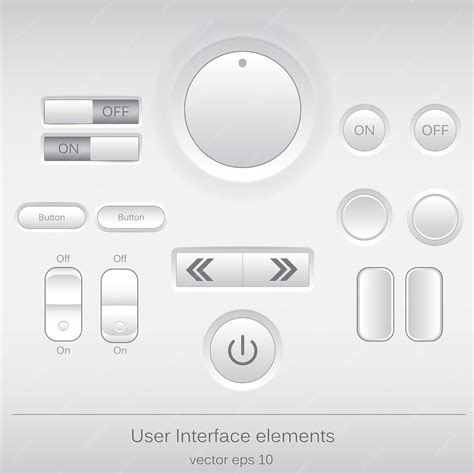 Premium Vector Web User Interface Elements