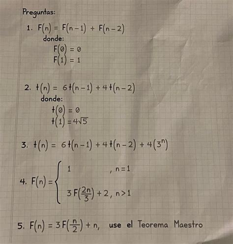Solved Please Solve The Fifth Problem With The Master