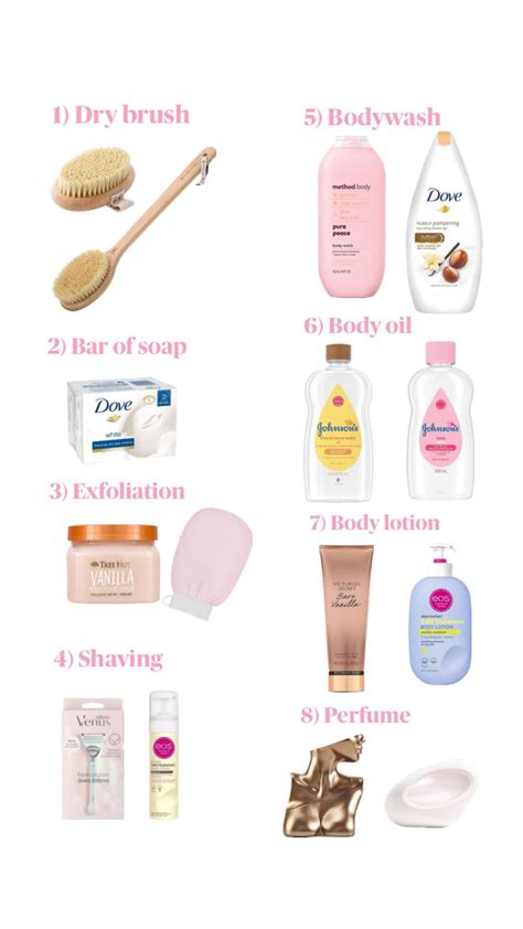 Girl Shower Routine