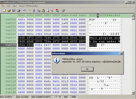 Tmphexeditor Open Source Delphicbuilder Vcl Component Per Hex