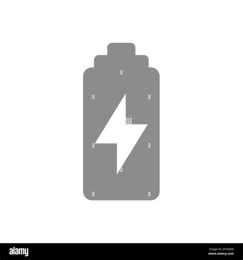 Battery Full Charge Vector Icon Simple Glyph Symbol Stock Vector Image And Art Alamy