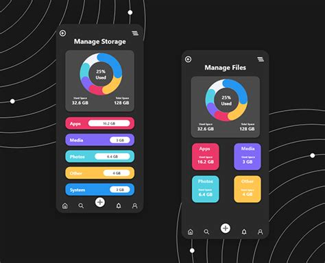 file manager ui design on behance
