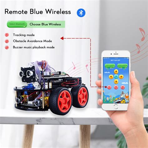 4wd Smart Robot Car Upgraded V30 For Arduino Uno Grandado