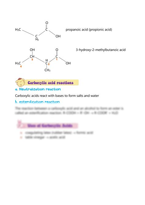 Solution Alkane Derivatives Carboxylic Acid Alkanoic Acid Study