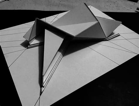 Origami Architecture Sculpture