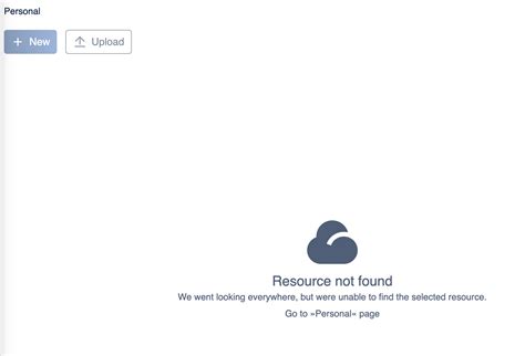Unable To Add Files Resource Not Found We Went Looking Everywhere But
