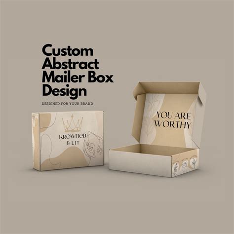 Custom Mailer Box Design Template Personalized Business Packaging