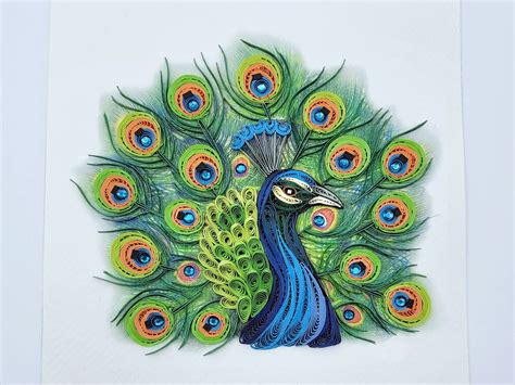 Peacock Quilling