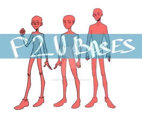 Humans Base 1 By Gairugairugairu On Deviantart