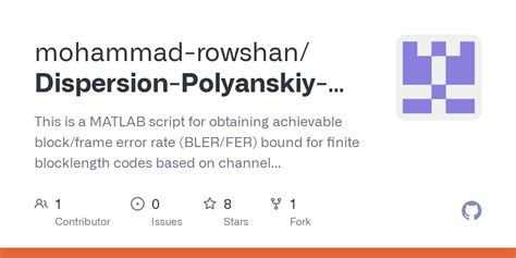 Github Mohammad Rowshandispersion Polyanskiy Bound For Bler Of