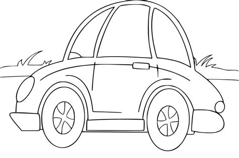Coloriage Voiture Enfant Gratuit Imprimer