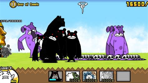 The Battle Cats Assassin Bear Black Is A Unit Youtube