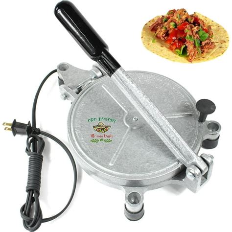 Electric Tortilla Press Maker Chapati Machine Flour Burrito Roti Press