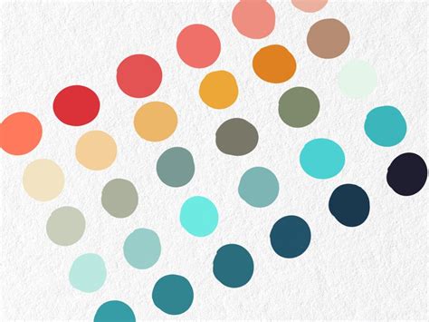Procreate Color Palette Tropical Color Scheme Branding Design Palette