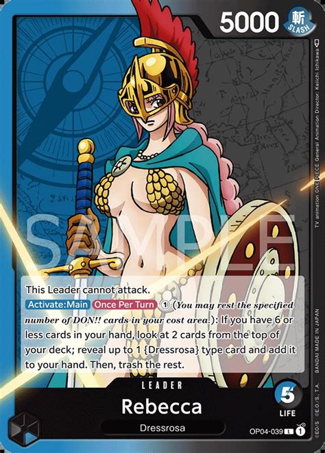 Op04 039 Rebecca Card One Piece Card Game