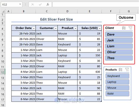 How To Format Slicer In Excel 7 Common Options Exceldemy