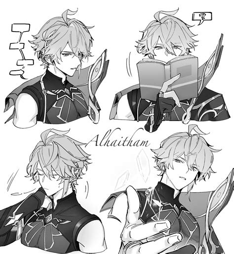 Alhaitham Genshin Impact Drawn By Venom309 Danbooru