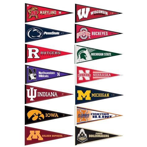 College Pennant Collage