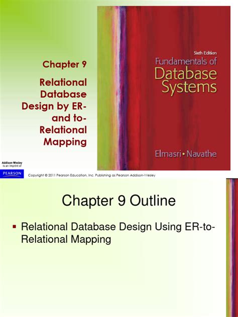 5 Er Mapping Pdf Relational Model Relational Database