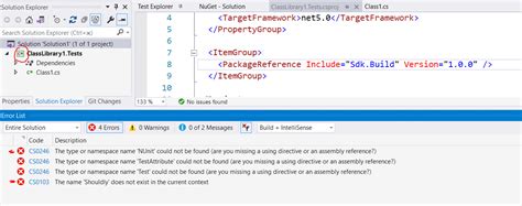 installing nunit packages from meta package does not work · issue 3944