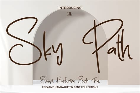 Sky Path Font Scratchonescreative Fontspace