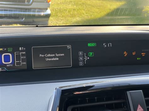Pre Collision System Unavailable Toyota Nation Forum