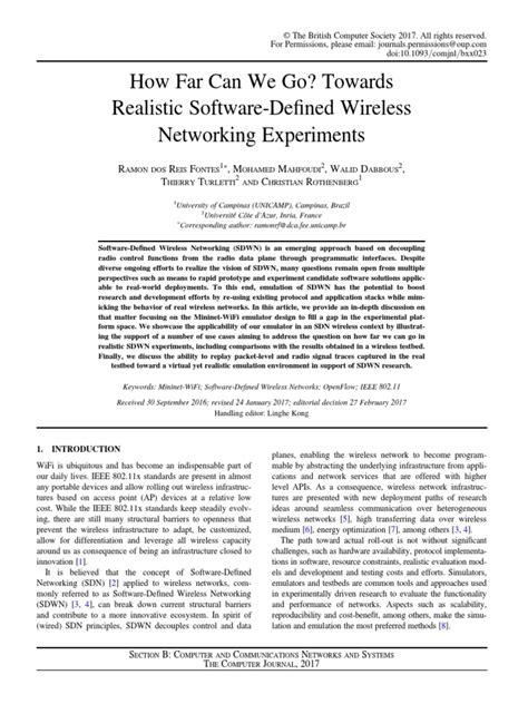 How Far Can We Go Towards Realistic Software De Fined Wireless