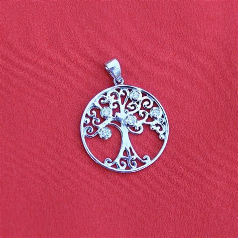 Diamond Series Tree Of Life Pendant With Diamonds Retired Tree Of Life Pendant Pendant Diamond