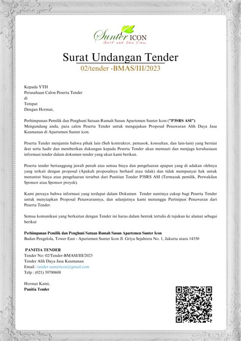 Pengumuman Apartemen Sunter Icon