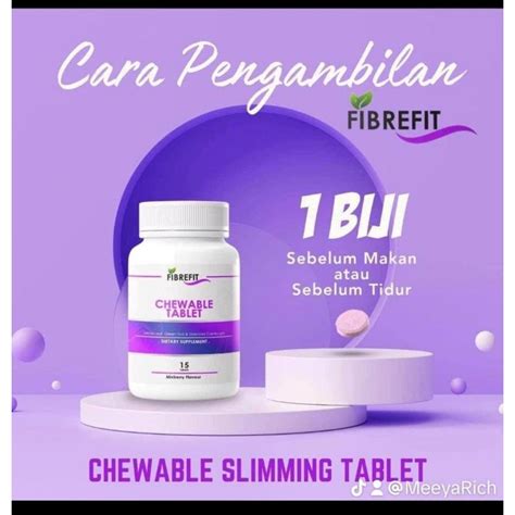 Fibrefit Chewable Tablet Shopee Malaysia