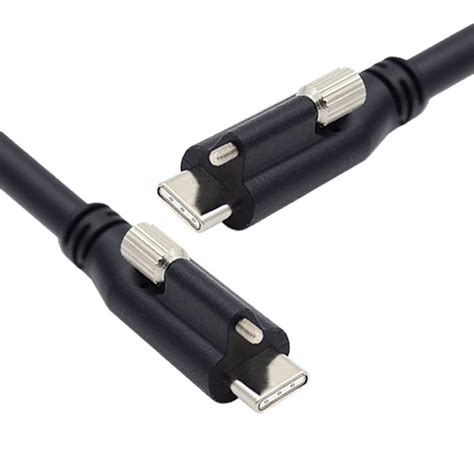 Cy 1 2m Usb 3 1 Type C Locking To Locking Usb C Data Power Cable For Camera With Single Panel