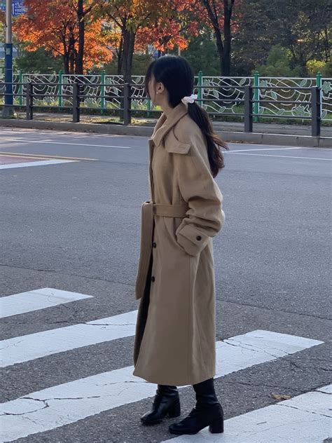 르아느 키작녀🧚🏻‍♂️투웨이 루이 코트 울 싱글 발마칸 오버핏 하이넥 코트