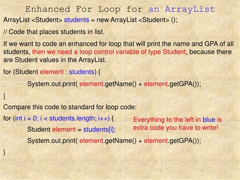 Ppt Simplifying With Enhanced For Loops Powerpoint Presentation Free