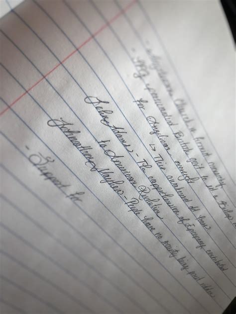 My History Notes R PenmanshipPorn