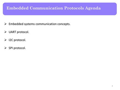 raspberry pi lecture 3 embedded communication protocols ppt