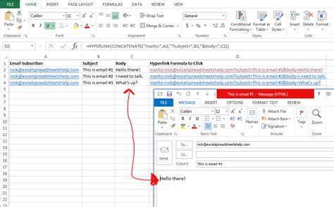Excel Spreadsheets Help How To Send Emails With Custom Subject Lines In Excel