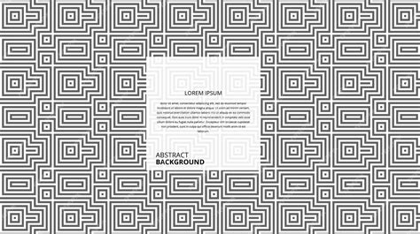 Premium Vector Abstract Geometric Square Lines Pattern