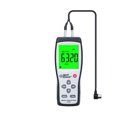 Digital Ultrasonic Thickness Gauge Sound Velocity Meter Metal Depth