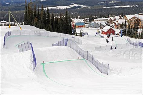 Canadian Snowboard Cross National Championships At Big Whites Telus Park Big White Ski Resort