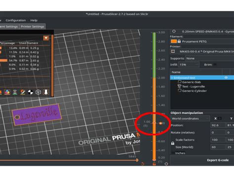 embossed text artifact inside slab prusaslicer prusa3d forum