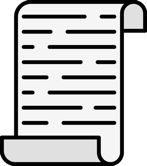 Script Line Filled Icon 50637989 Vector Art At Vecteezy