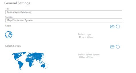 Configure General Settings—arcgis Defense Mapping Server Extension