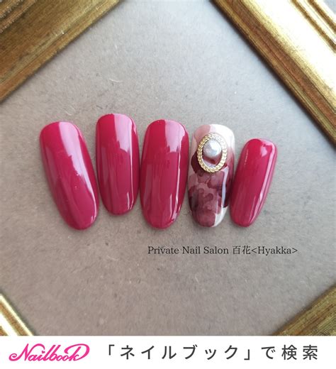 秋オールシーズンパーティーデートハンド Private Nail Salon 百花 のネイルデザイン No8947410 ｜ネイルブック