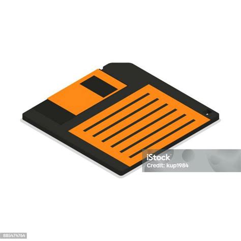 3 차원 Isometric 벡터 일러스트 레이 션에에서 플로피 디스크 아이콘입니다 0명에 대한 스톡 벡터 아트 및 기타 이미지 0명 3차원 형태 데스크탑 컴퓨터