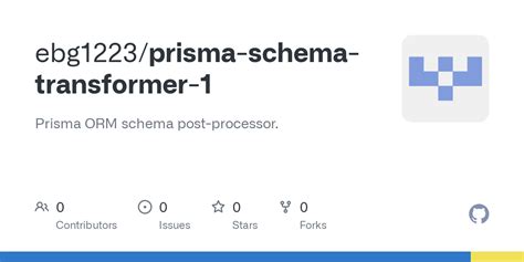 github ebg1223 prisma schema transformer 1 prisma orm schema post