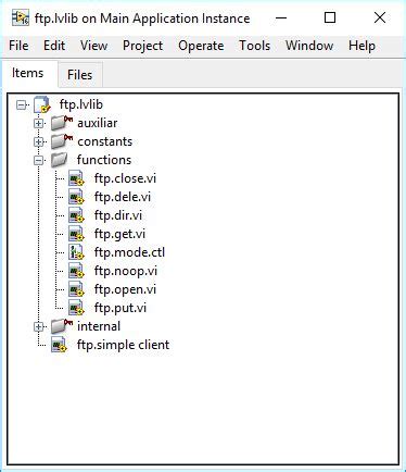 Simple FTP Client For LabVIEW