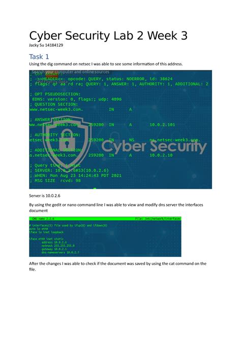 48730 14184129 Jacky Su Tut07 Cmp1Week3 Cyber Security Lab 2 Week 3